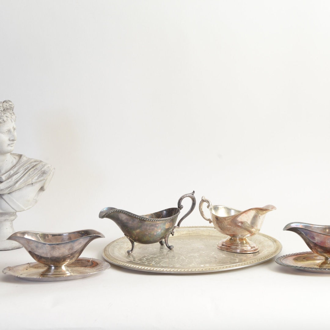Gravy Boats Formal Gravy Boats Ornate Silver Gravy Boat Dining Room ...
