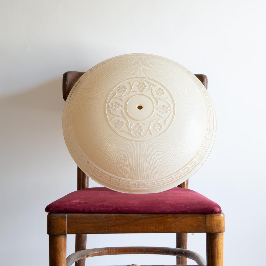 Vintage Ceiling Light Cover | Art Nouveau Light Cover | Victorian Style ...