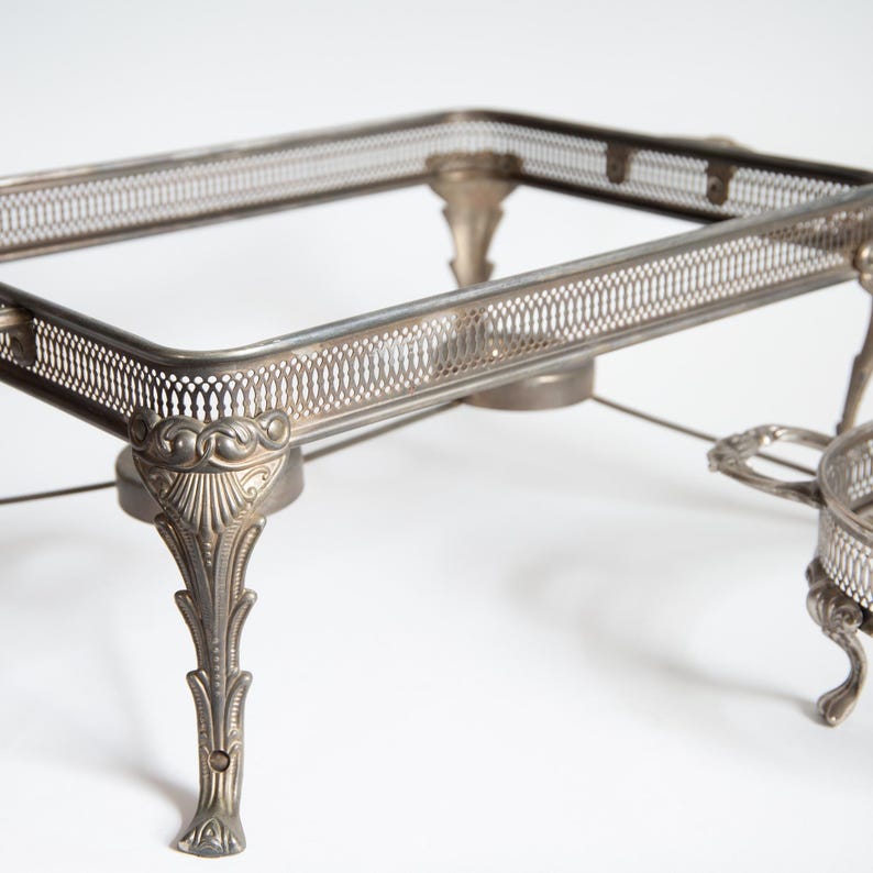 Vintage Silverplate Serving and Stand: Elegant Kitchen & Tabletop Decor ...