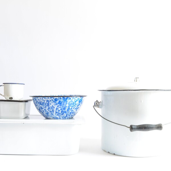 Enamel Bucket - Etsy