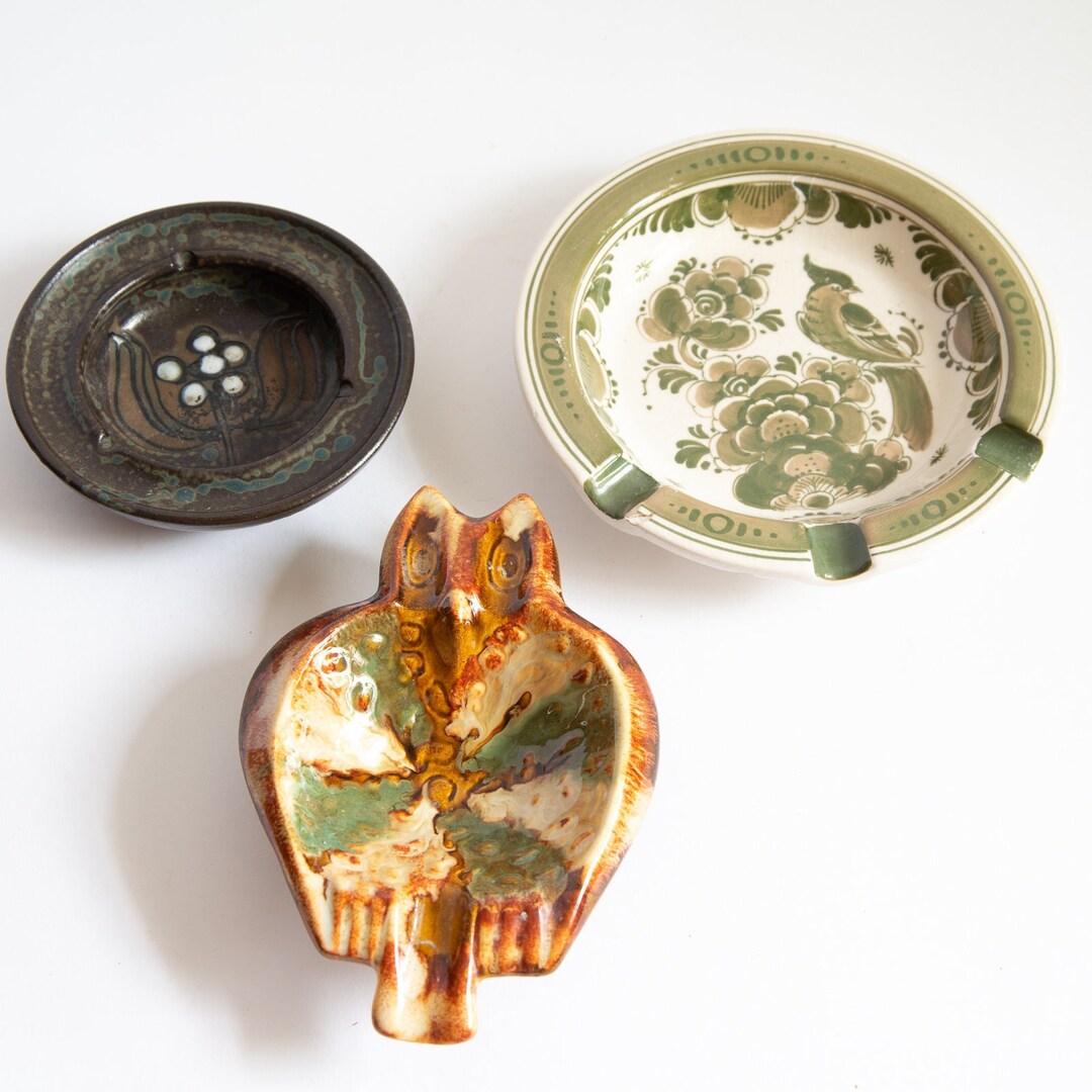 Vintage Ashtray | Organic-style Ashtrays | Nature Inspired Ashtray ...