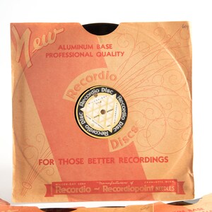 Rare Vintage Unrecorded Aluminum LP Record – Blank Audio Disc for Oral ...