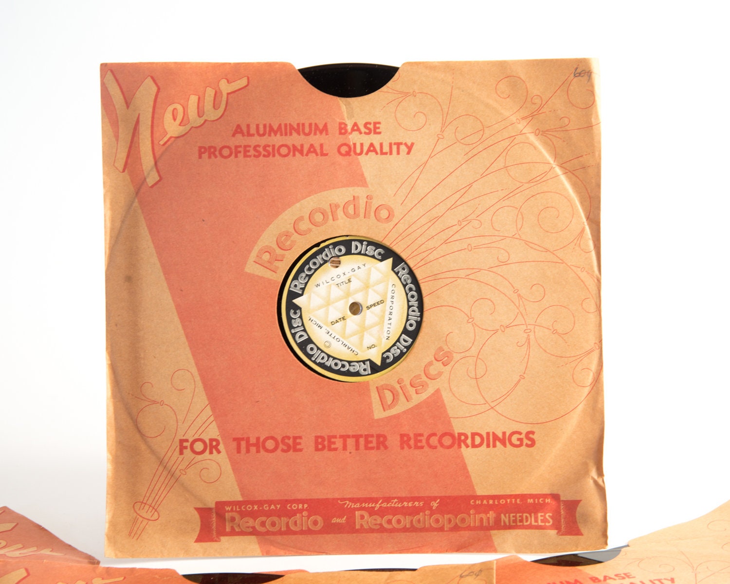 Rare Vintage Unrecorded Aluminum LP Record – Blank Audio Disc for Oral ...