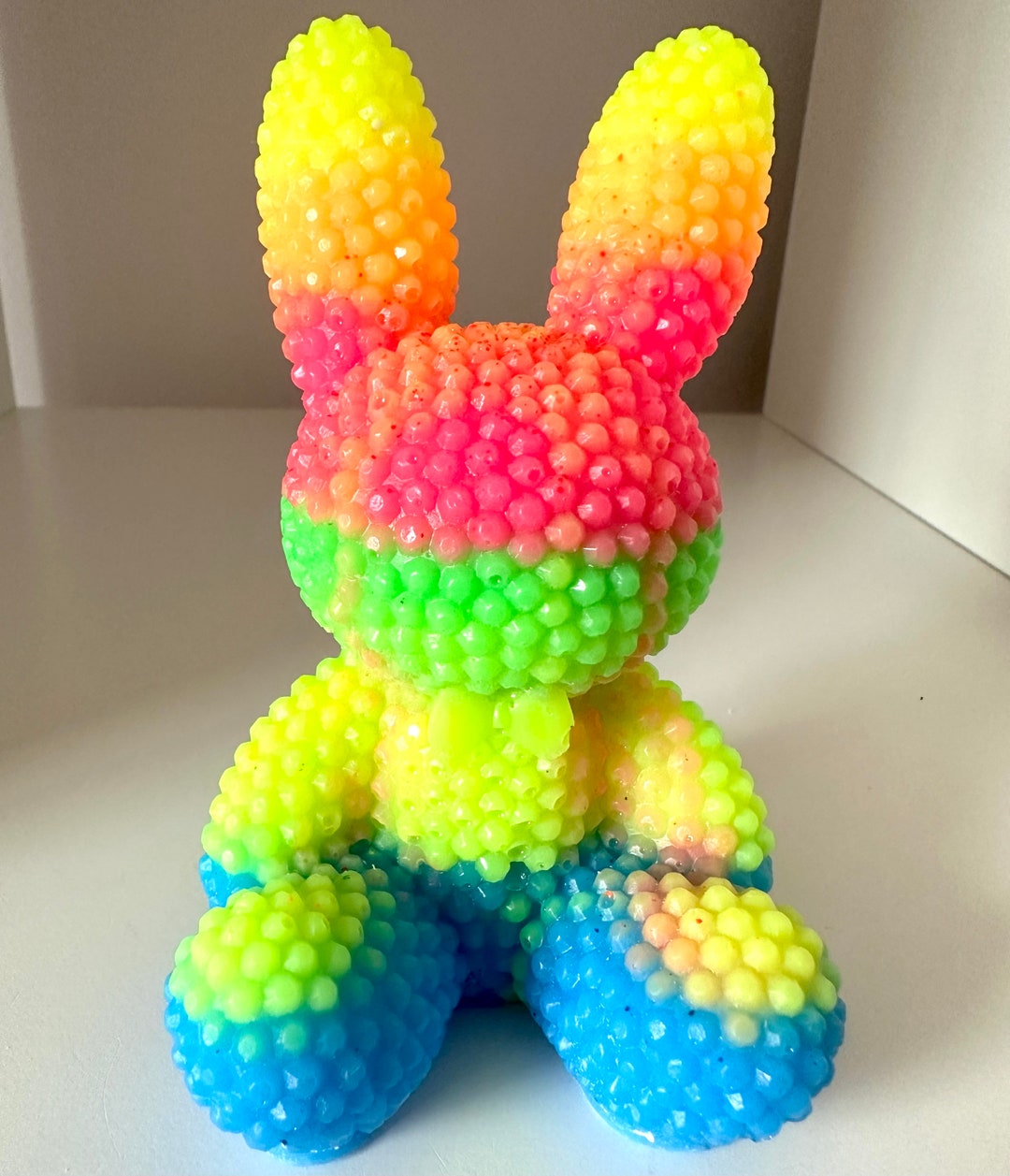 Bumpy Bunny Resin Statue Neons - Etsy