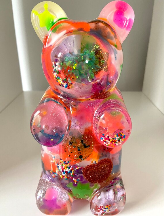 Giant Resin Gummy Bear Statue Skulls Stars & Hearts - Etsy
