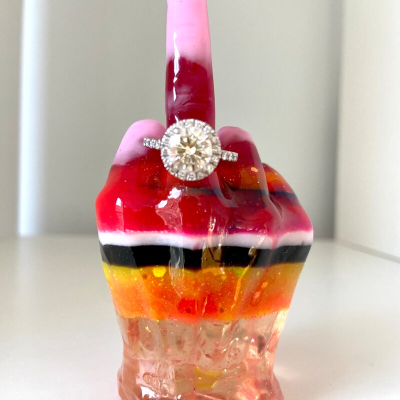 Middle Finger Ring - Etsy