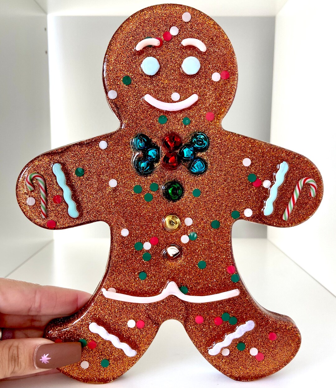 Resin Gingerbread Man Statue - Etsy