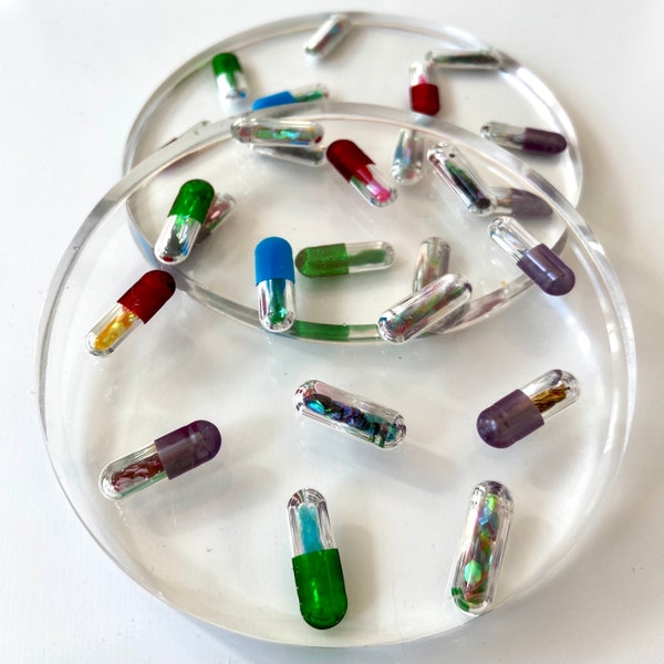 Pill Coaster - Etsy