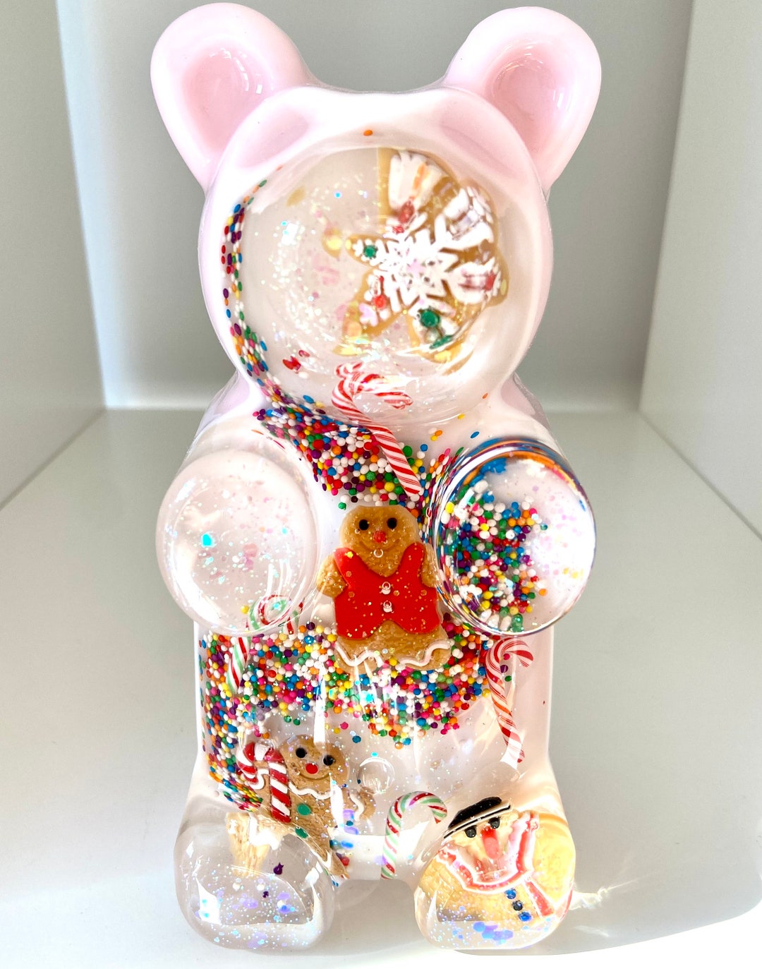 Giant Resin Gummy Bear Statue Cookie Cutter /pastel Pink - Etsy UK