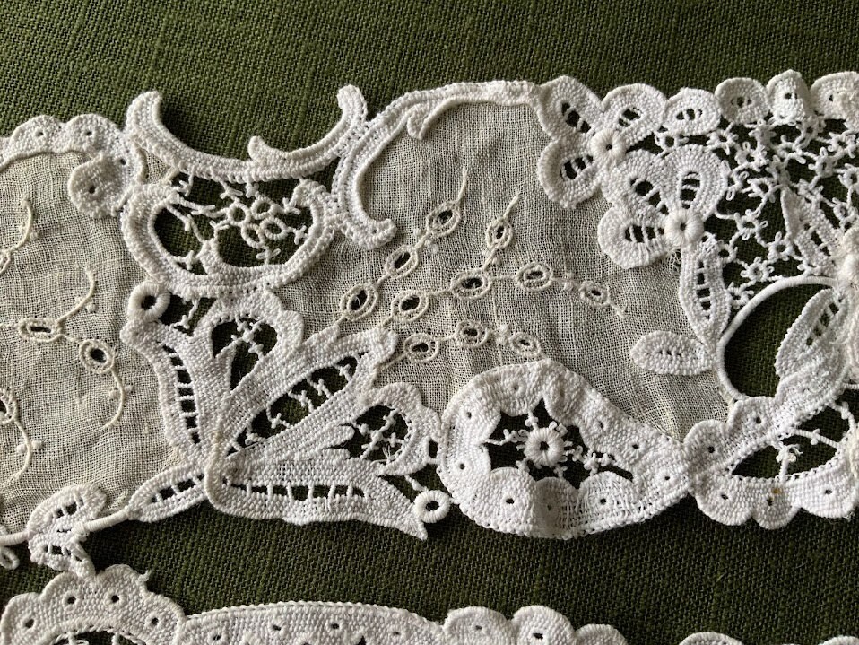 0.98m Beautiful Circular Strip of Cutwork / Carrickmacross - Etsy