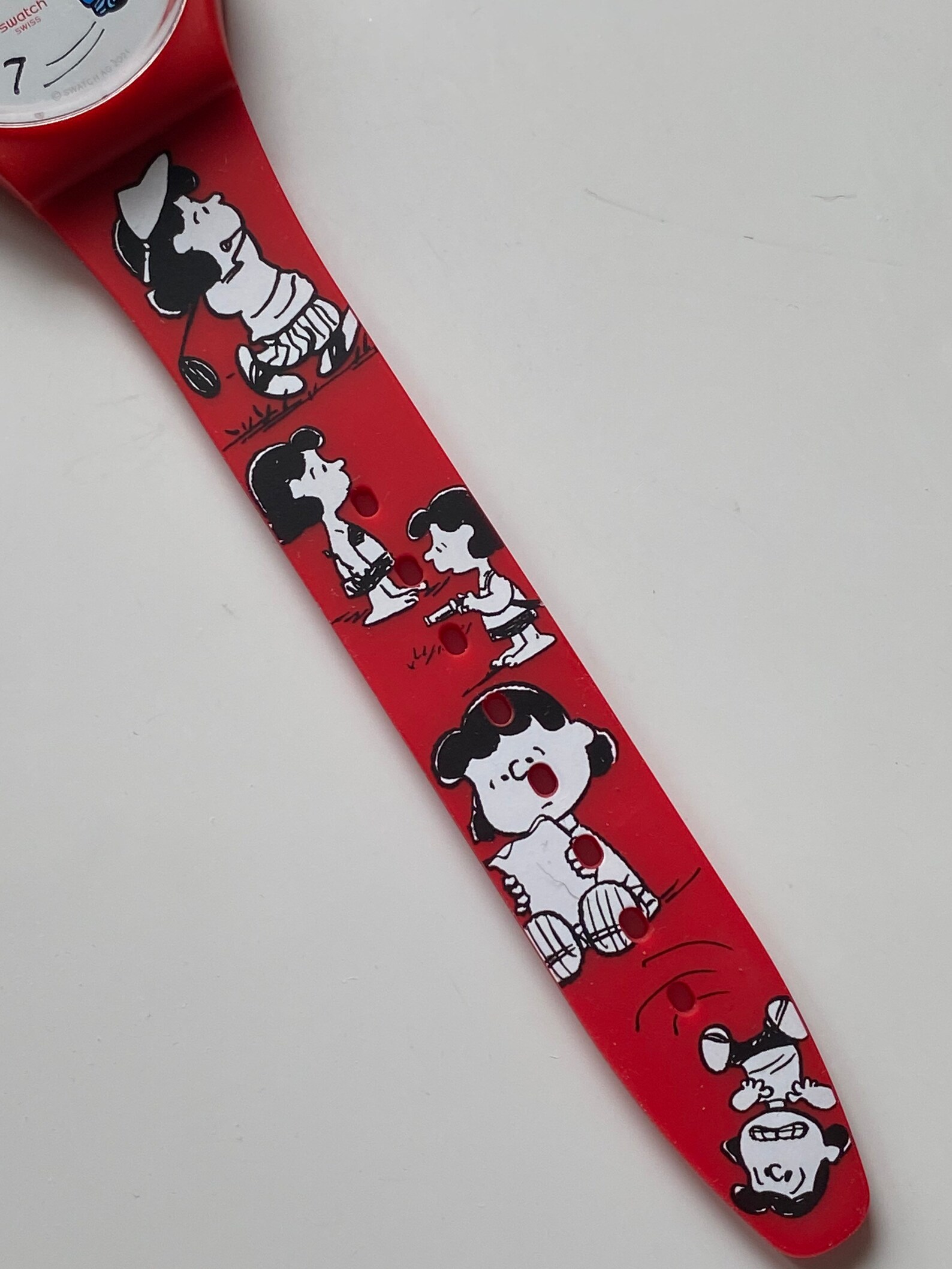 New Swatch Watch Peanuts Special Klunk SO28Z106 Lucy Snoopy - Etsy