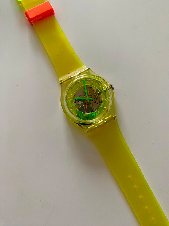 NEW : vintage Swatch Gent HIGH BEAM GM107 from 1991 … - Gem