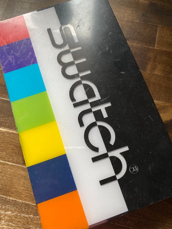 Swatch Watch vintage US Colour Code 2 swatches and gu… - Gem