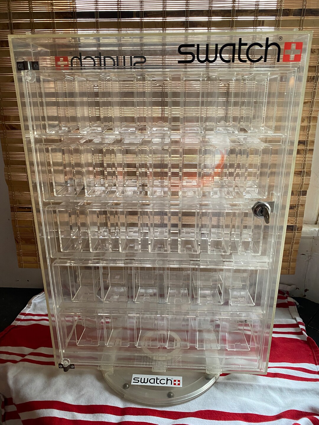 Swatch Watch Vintage Store Display RARE Rotating With Key - Etsy