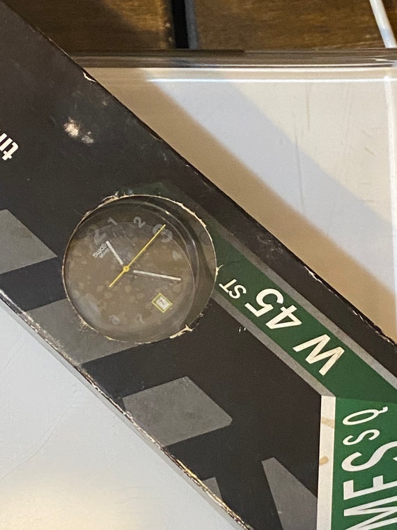 New 1999 Swatch Watch Vintage gz409 Sign of the times… - Gem