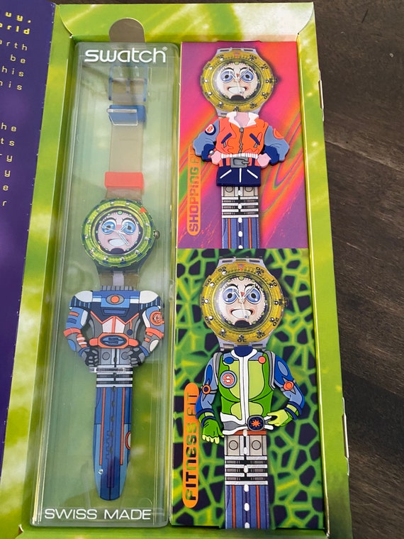 Swatch Watch Vintage New Special package Stripp sdn12… - Gem