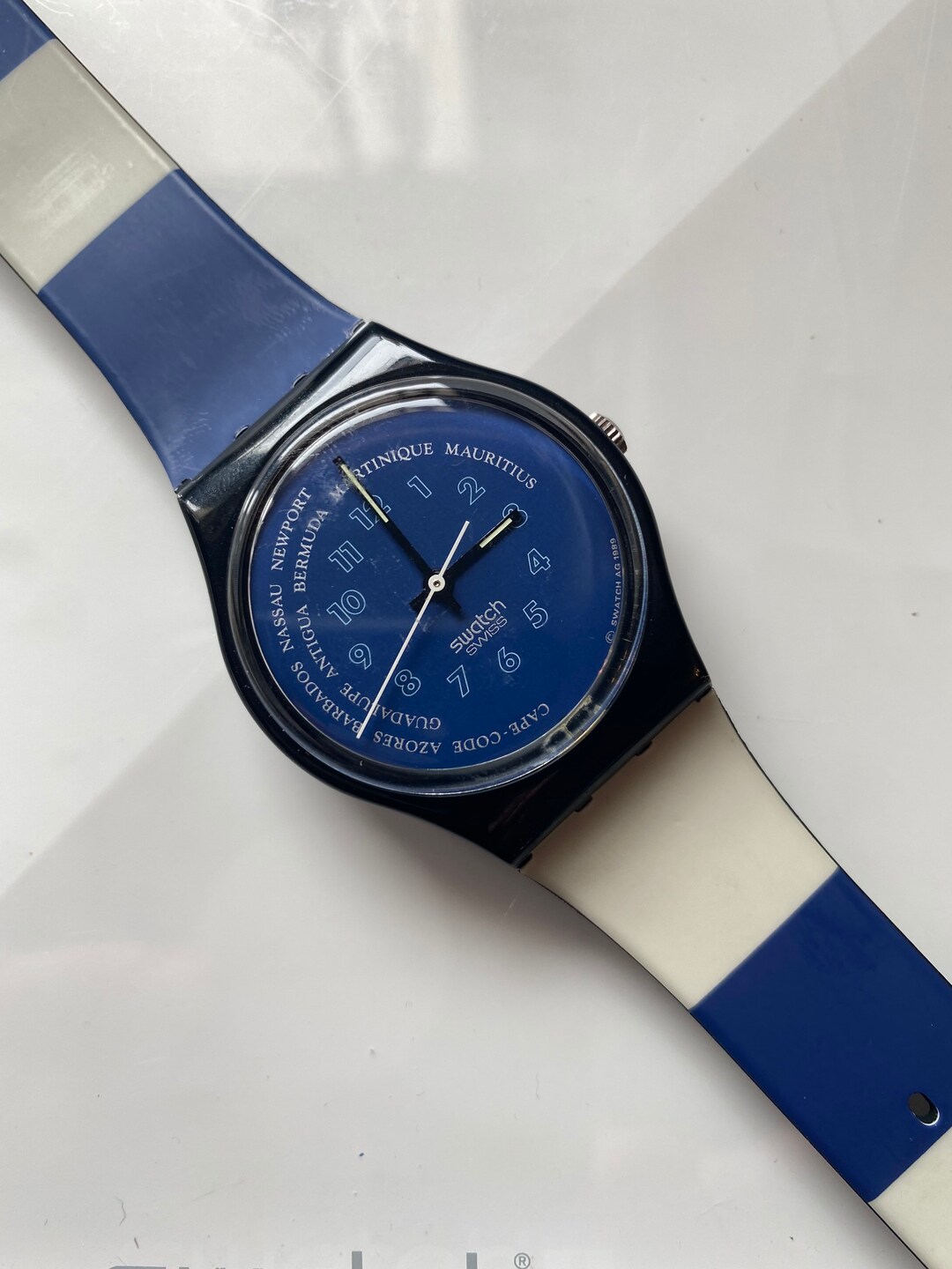Swatch Watch Vintage Never Worn From 1990 Called TENDER TOO-GB131 ...