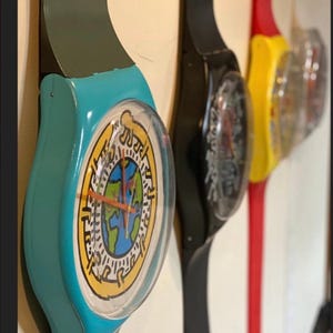 Keith Haring Swatch Watch Vintage Maxi Serpent Wall Clock Rare ...