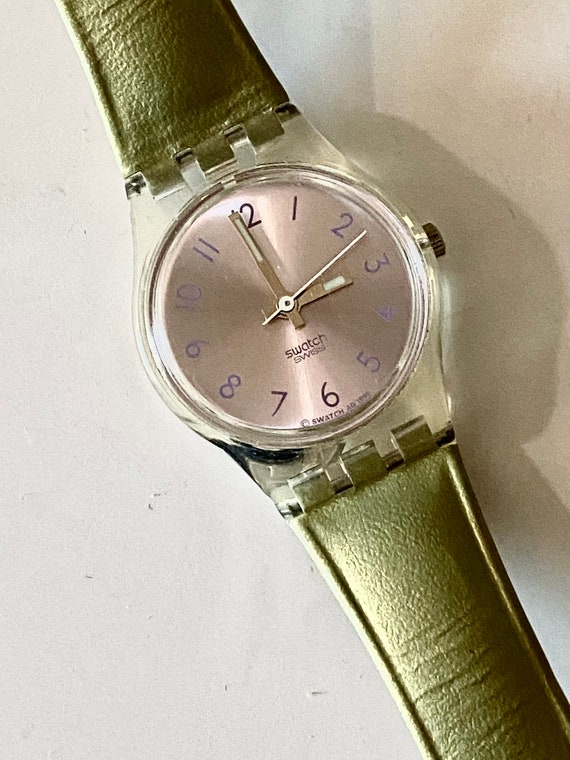 New Swatch Watch vintage ladies Lavender Fields LK172… - Gem