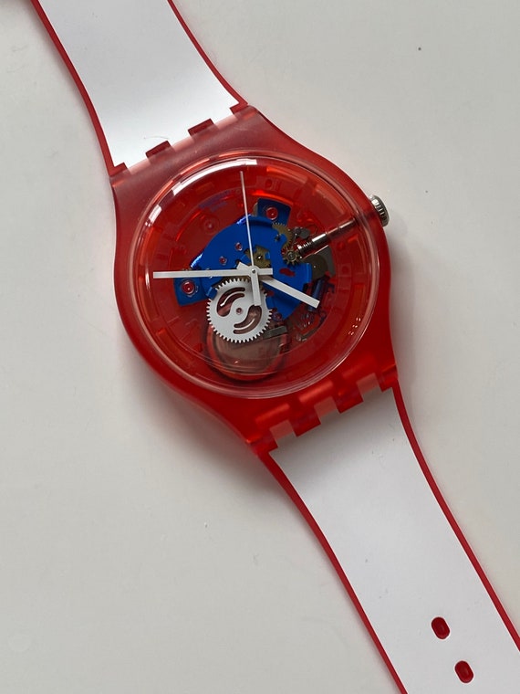 swatch watch clownfish red - Gem