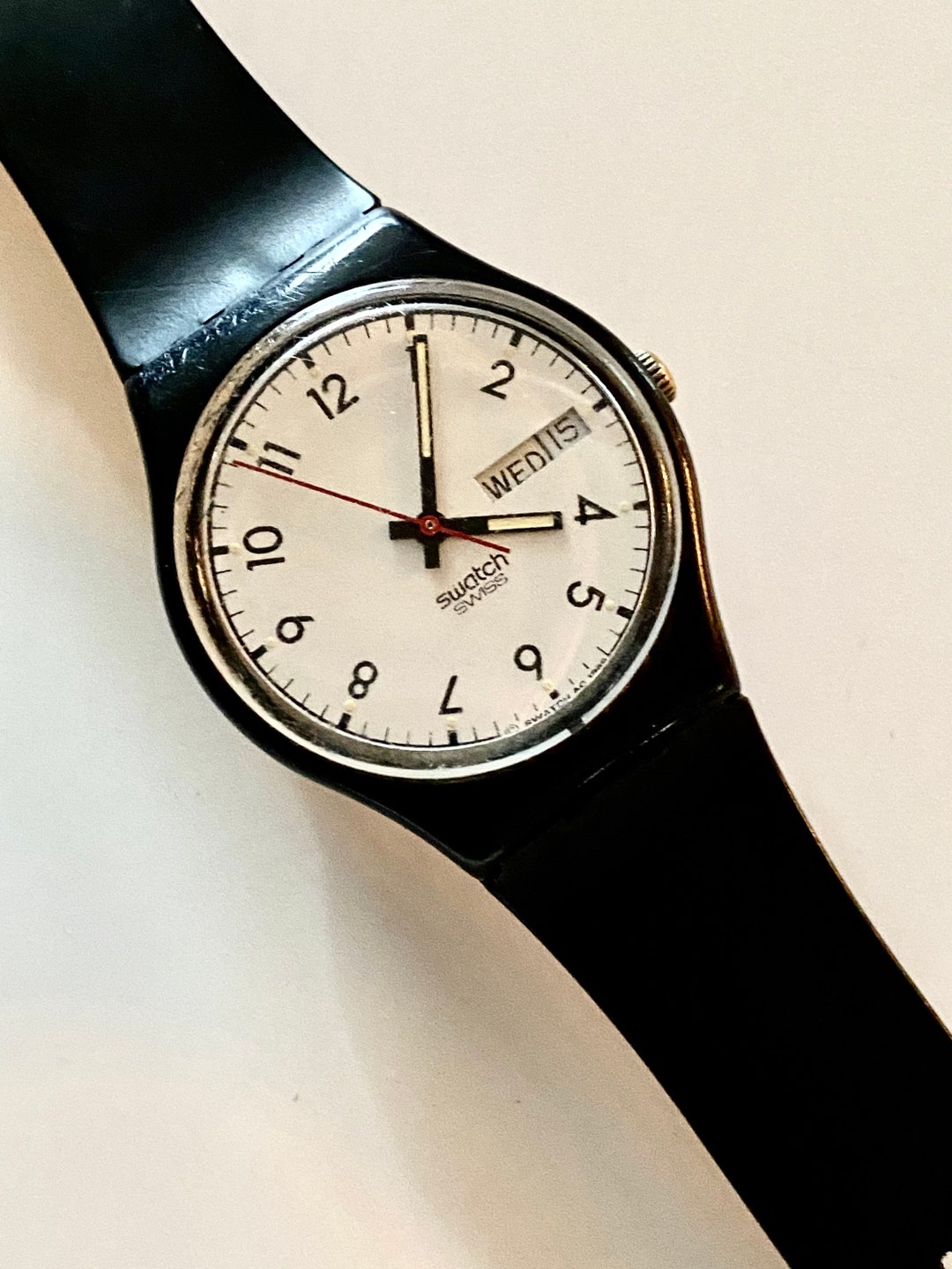 Swatch Watch Vintage 1987 Original Gent Classic Two GB709 Glow - Etsy