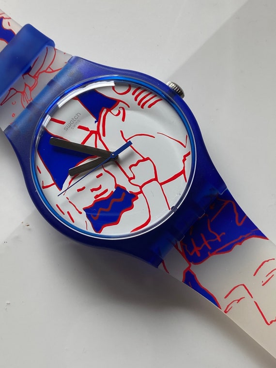New Swatch Watch Artist special sleeve Art Peace by J… - Gem