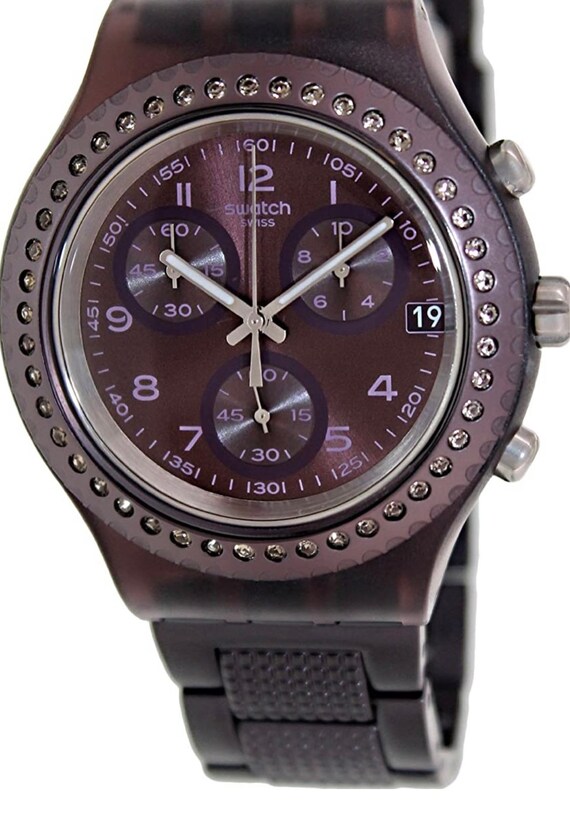 Swatch Watch Irony Diaphane Tobacco Scent SVCV4000ag … - Gem