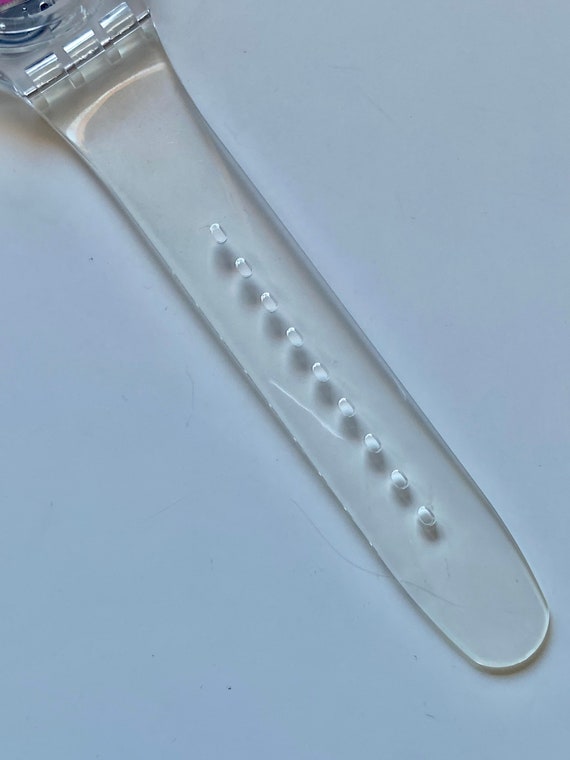 New Swatch Watch Random Ghost SUOK111 41mm transparen… - Gem