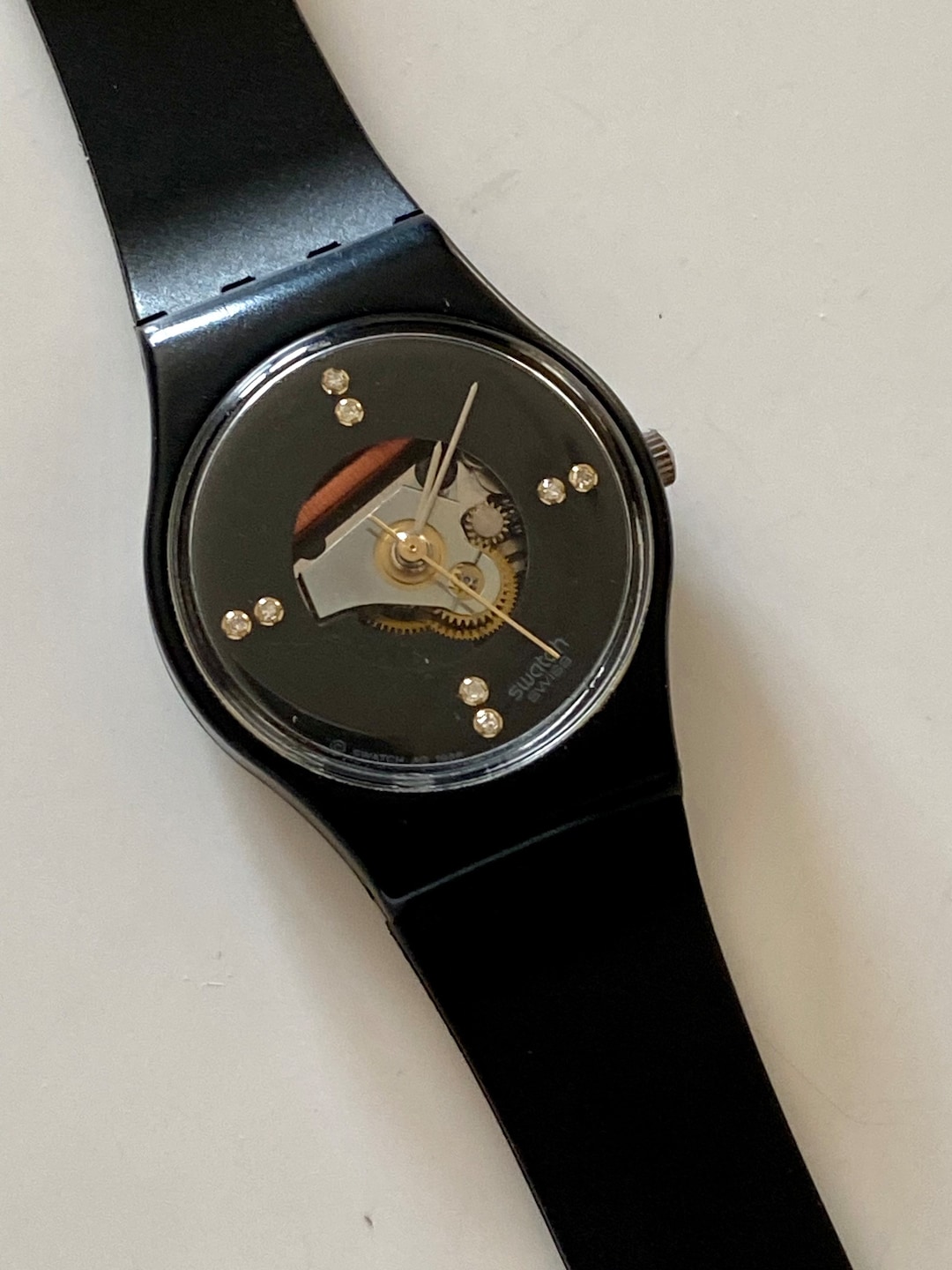 New 1985 Swatch Watch Vintage Lady Limelight 2 LB113 Never Worn Running ...