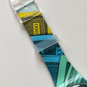 Swatch Watch New Gent Money Honey SUOG107 Monopoly Theme Retro Fun 41mm ...