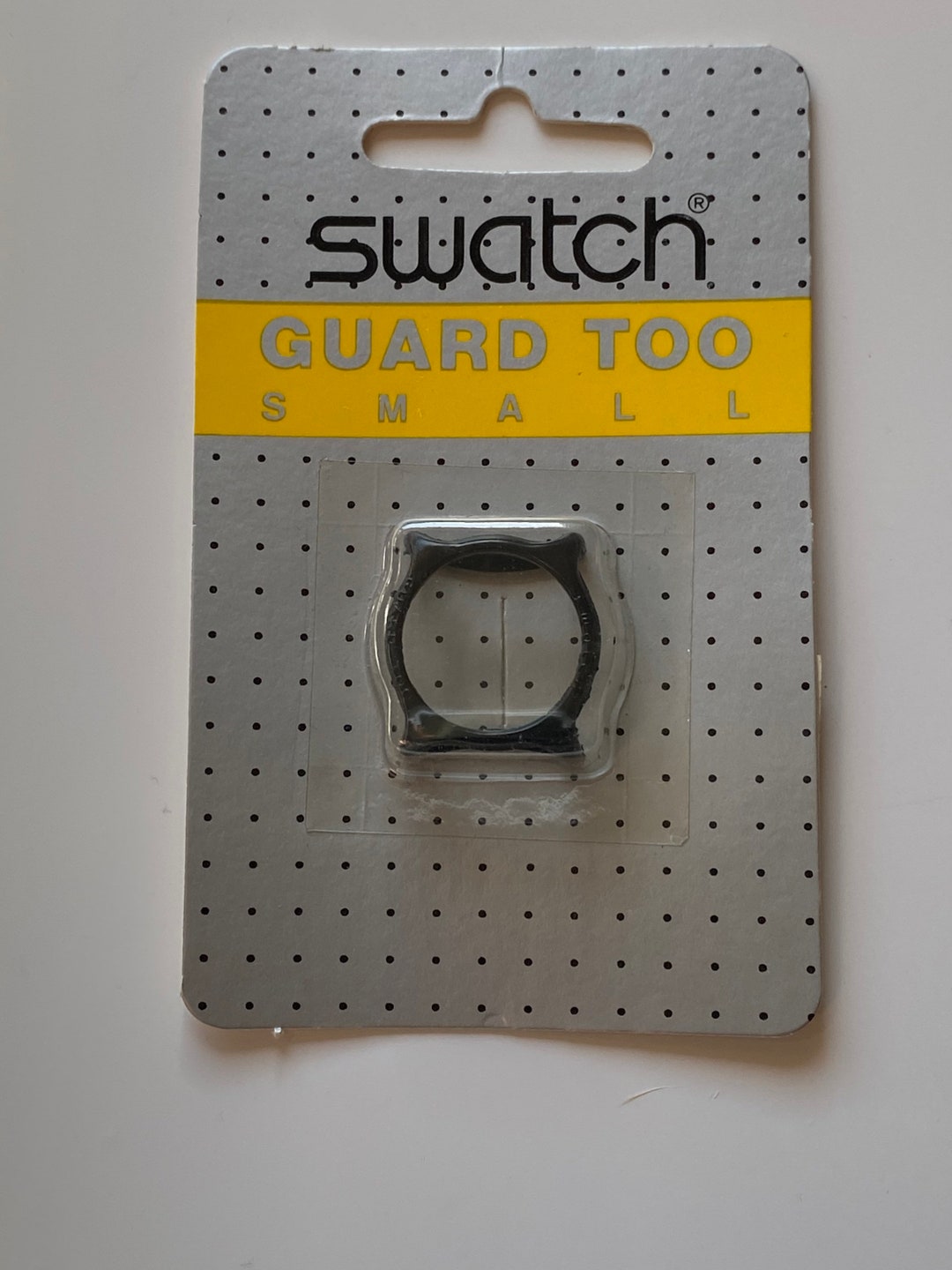 New Vintage Swatch Black Guard Too Small Ladies 25mm Black in Blister ...
