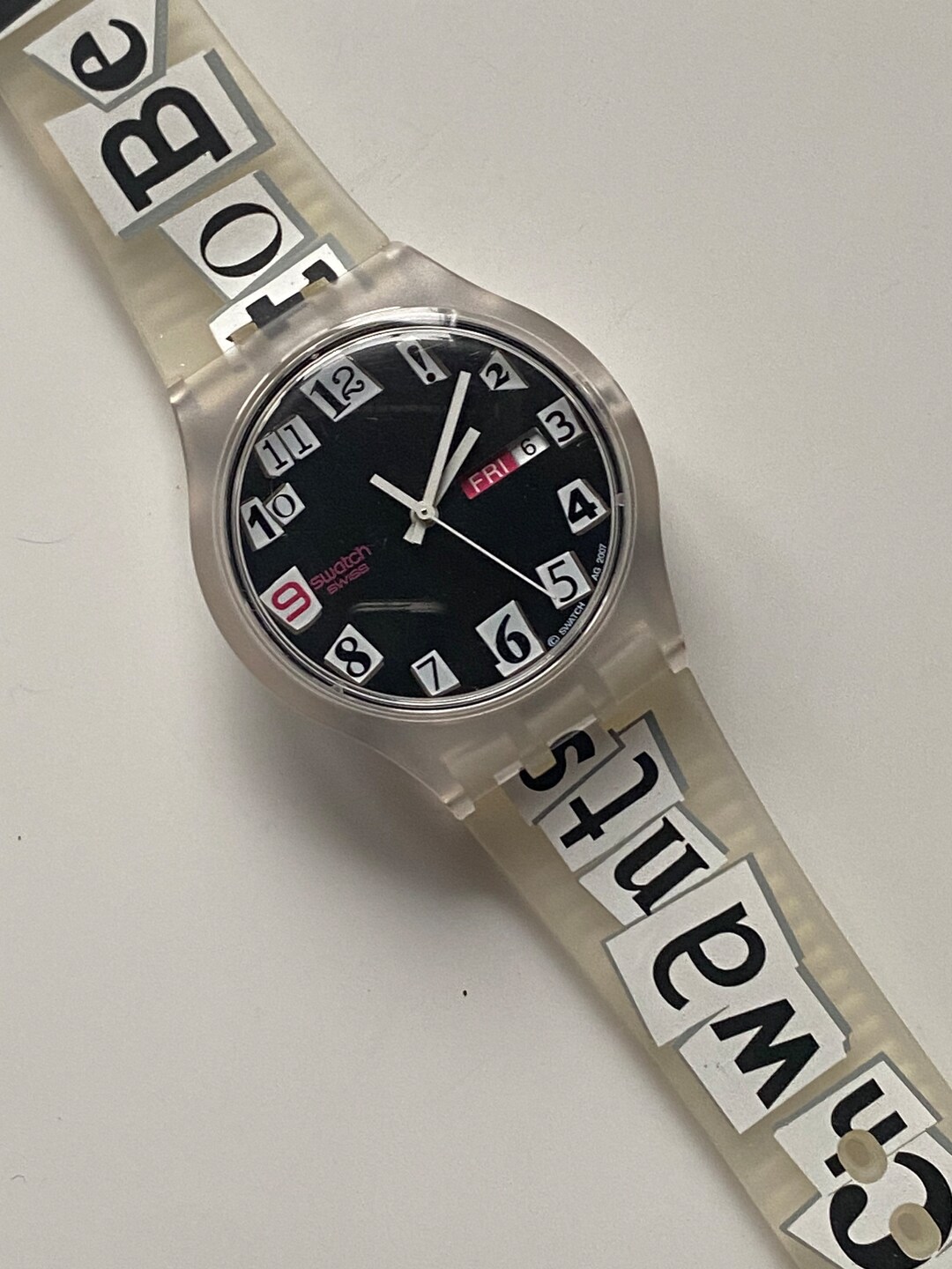 Swatch Watch Jelly in Jelly Rare PUNKED UP Sujk702 Day Day Hard to Find ...