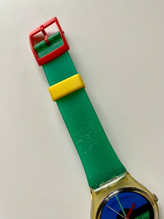 1986 Swatch Watch NAUTILUS GK102 all original new bat… - Gem