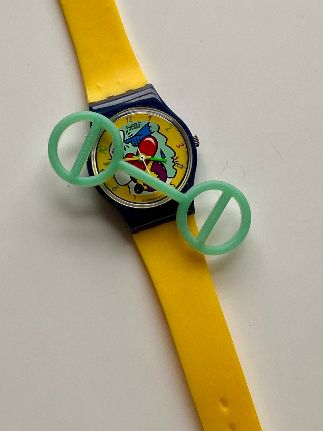 Swatch Watch Vintage Guard Mint Green Fits Standard Gents Ladies ...