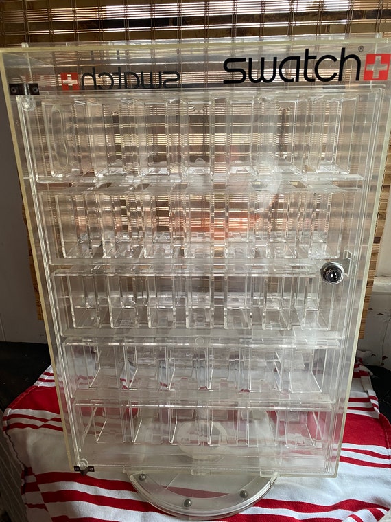 Swatch Watch Vintage Store Display RARE Rotating with… - Gem
