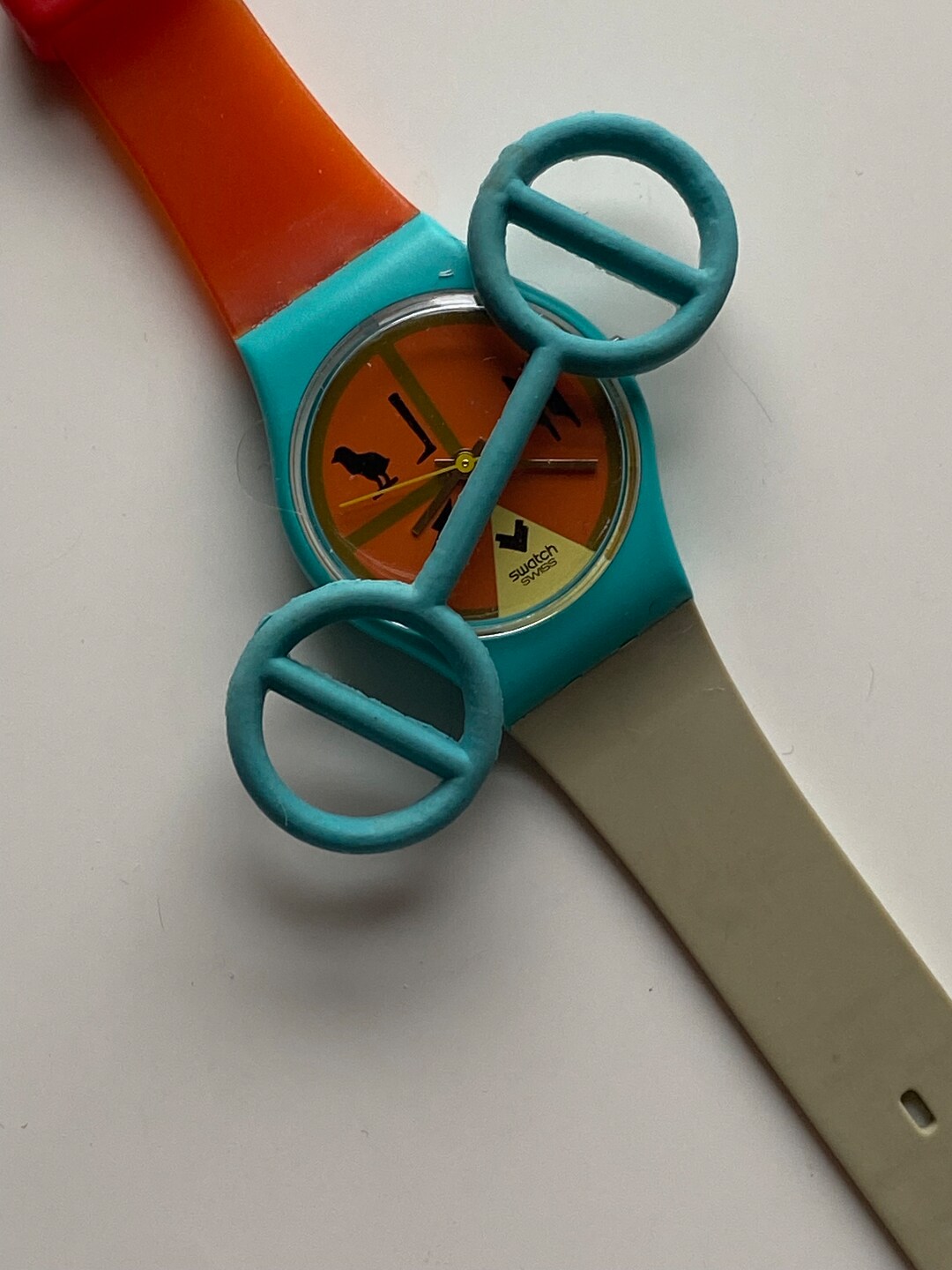 Swatch Watch Vintage Guard Blue Fits Standard Gents Ladies Swatches ...