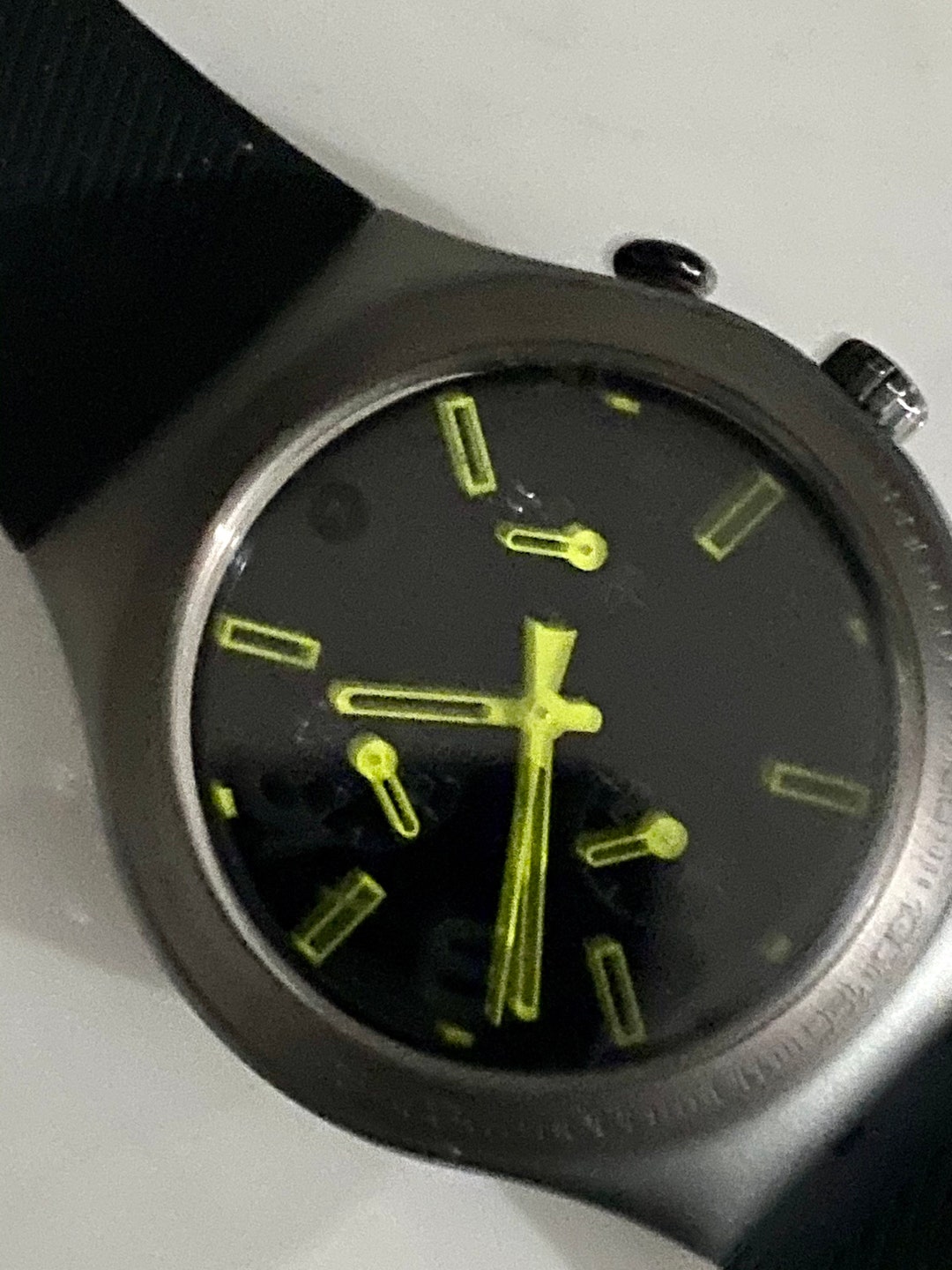 Montre Swatch Irony Chrono Ray of Light Black ycm4000 avec date ...