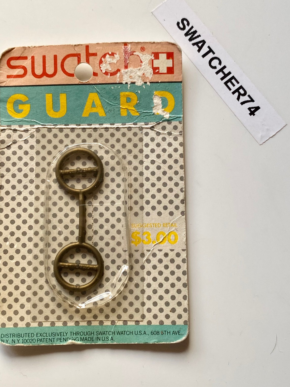 Vintage Swatch Watch Guard Rubber Band Style in Blister Pack | Etsy