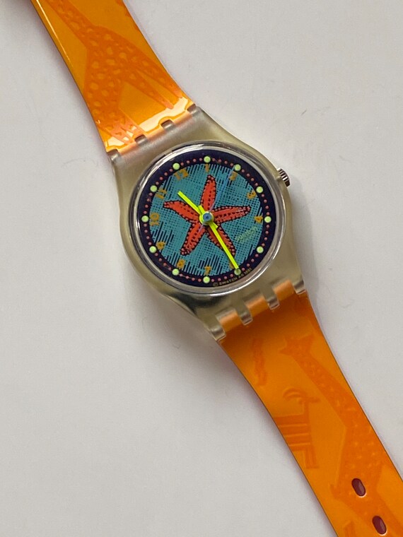 New 1992 vintage Swatch lady RISING STAR-LK135 unworn… - Gem