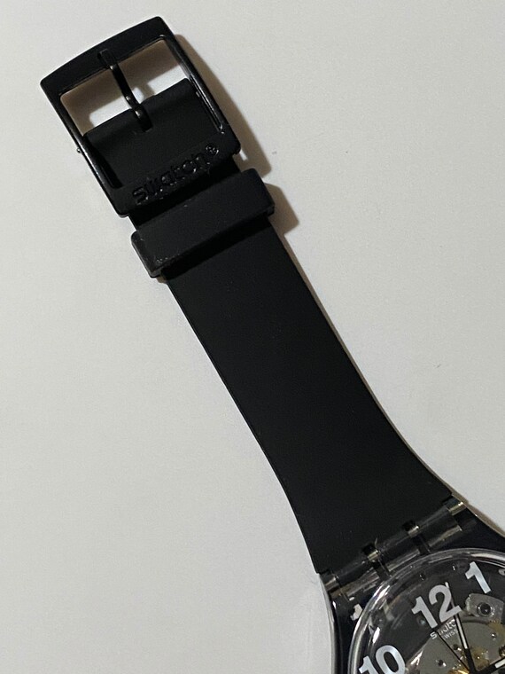 New Swatch Black Board SUOK135 skeleton see through h… - Gem