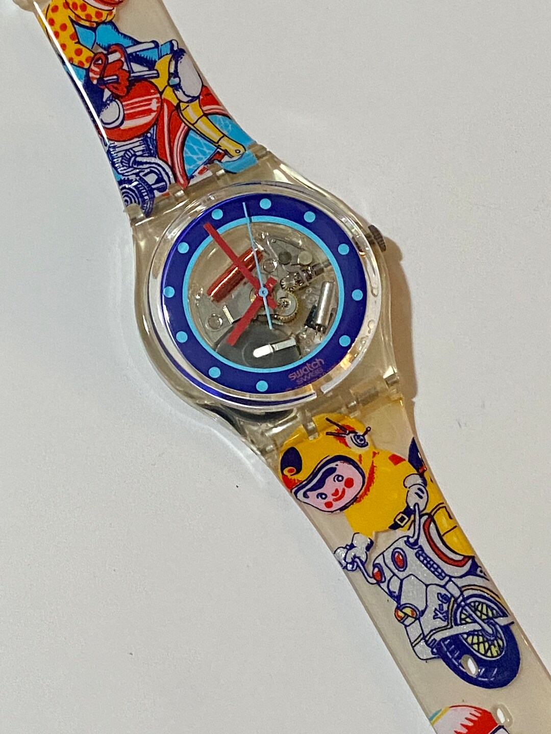 New Swatch Watch Vintage Tin Toy 1993 GK155 Original Gent Running ...
