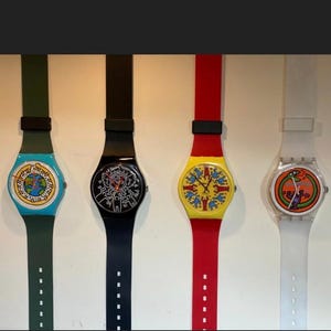 Keith Haring Swatch Watch Vintage Maxi Serpent Wall Clock Rare ...