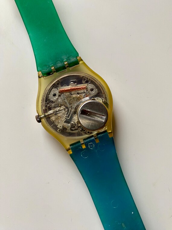 1986 Swatch Watch NAUTILUS GK102 all original new bat… - Gem