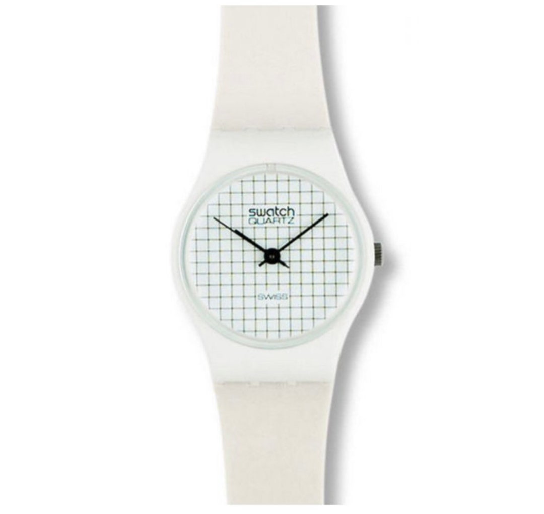 Vintage 1983 Swatch Watch TENNIS GRID 1983 LW100 Near Mint - Etsy