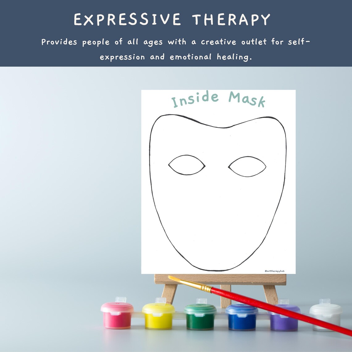 Expressive Therapy “outside/inside Mask” Exercise Ages 7+, Mental ...