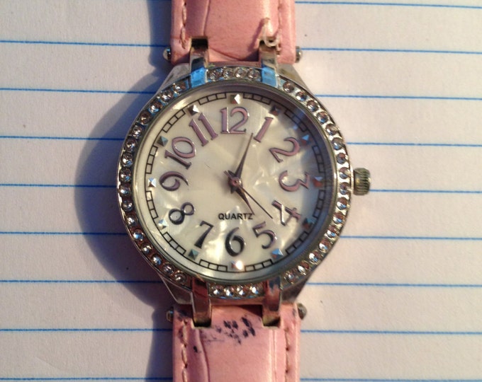 Womens Watch With Pink Band - Etsy