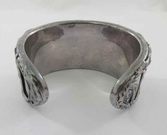 Artisan Modernist Sterling Silver Abstract Pattern Cu… - Gem