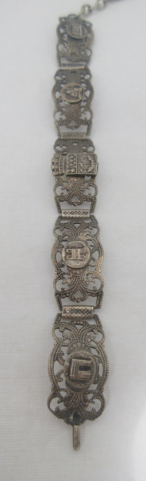 Filigrane Depose French Landmarks Silver Tone Tourist… - Gem