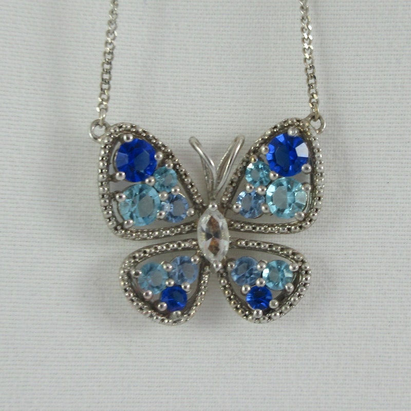 Rhinestone Butterfly - Etsy