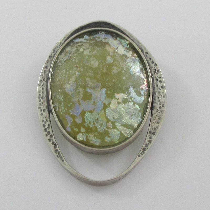 Roman Glass Pendant - Etsy